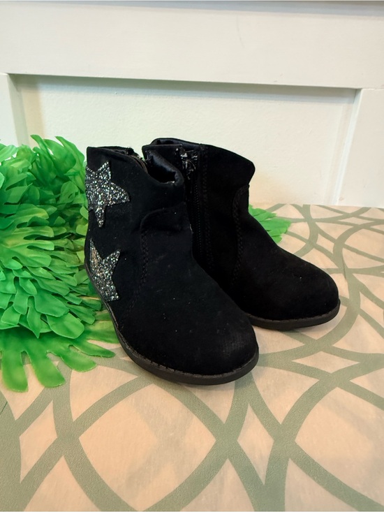 Mini mia | Shoes | 425 Mini Mia Black Suede Star Boots | Poshmark